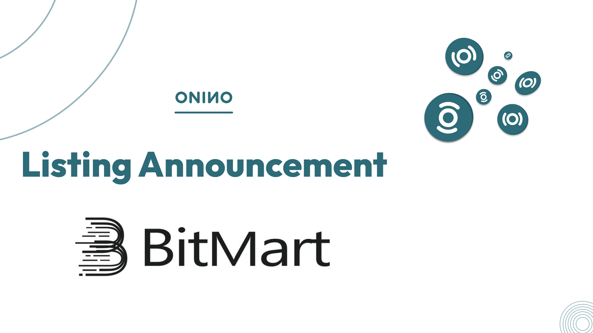 ONINO Blog | Bitmart Listing Announcement